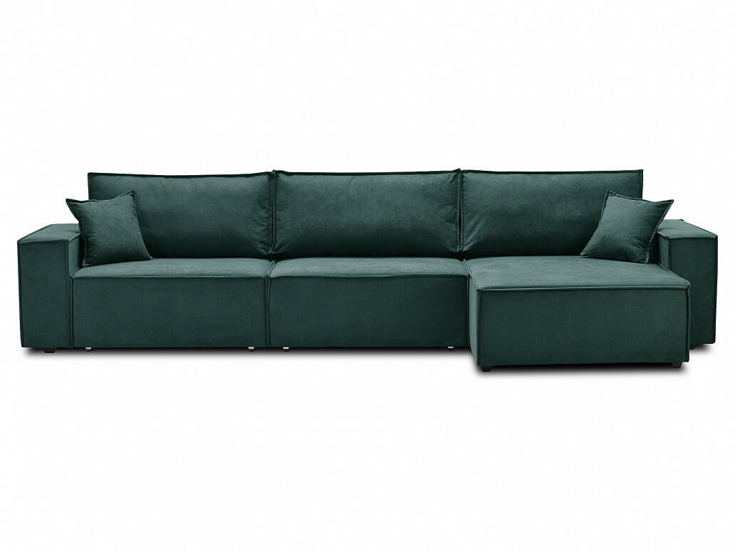 Artum Диван Угловой МАХ Фабио, Диван еврокнижка МАХ Фабио правый велюр диз. 2