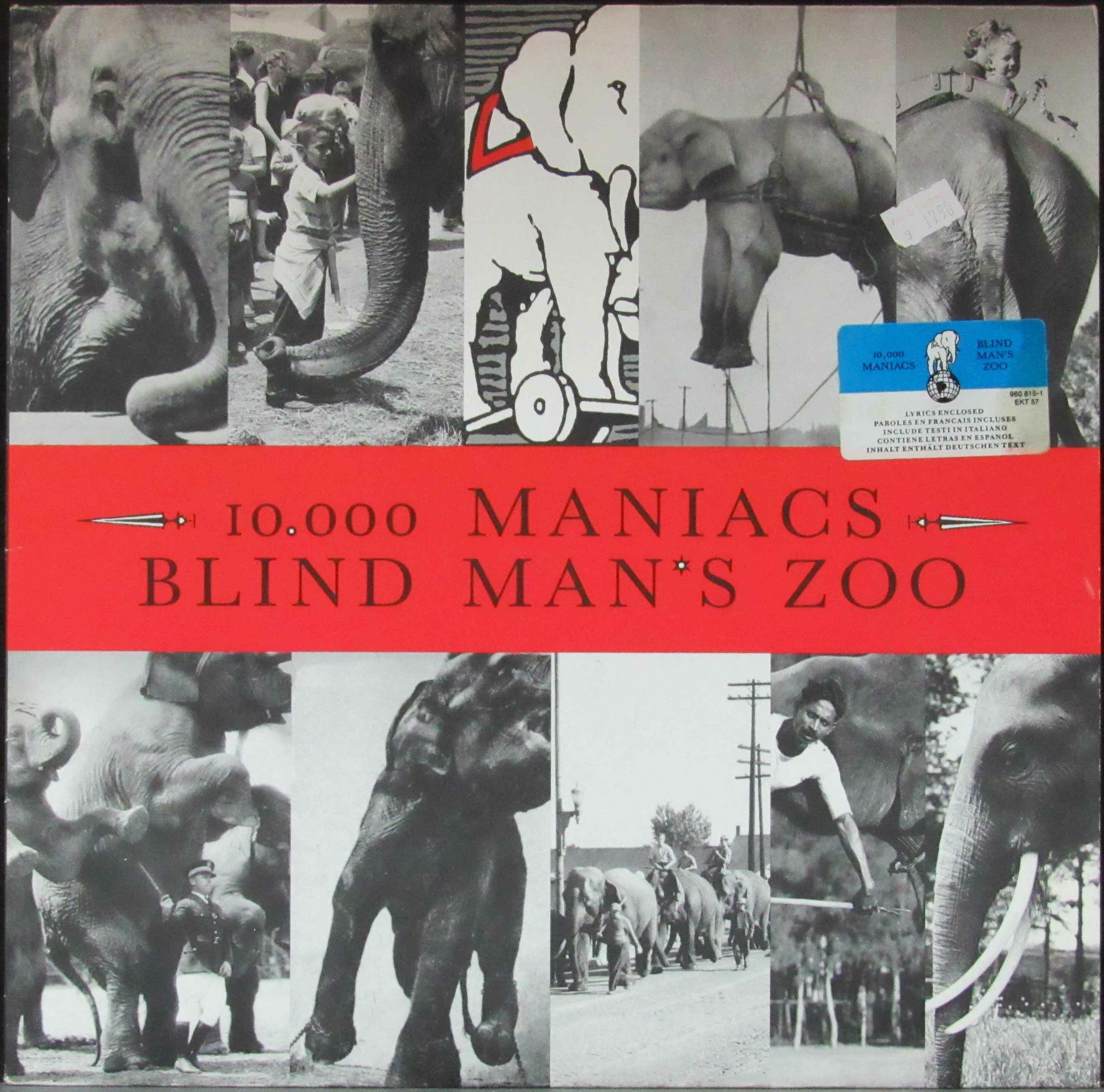 10000 Maniacs "Виниловая пластинка 10000 Maniacs Blind Man's Zoo"