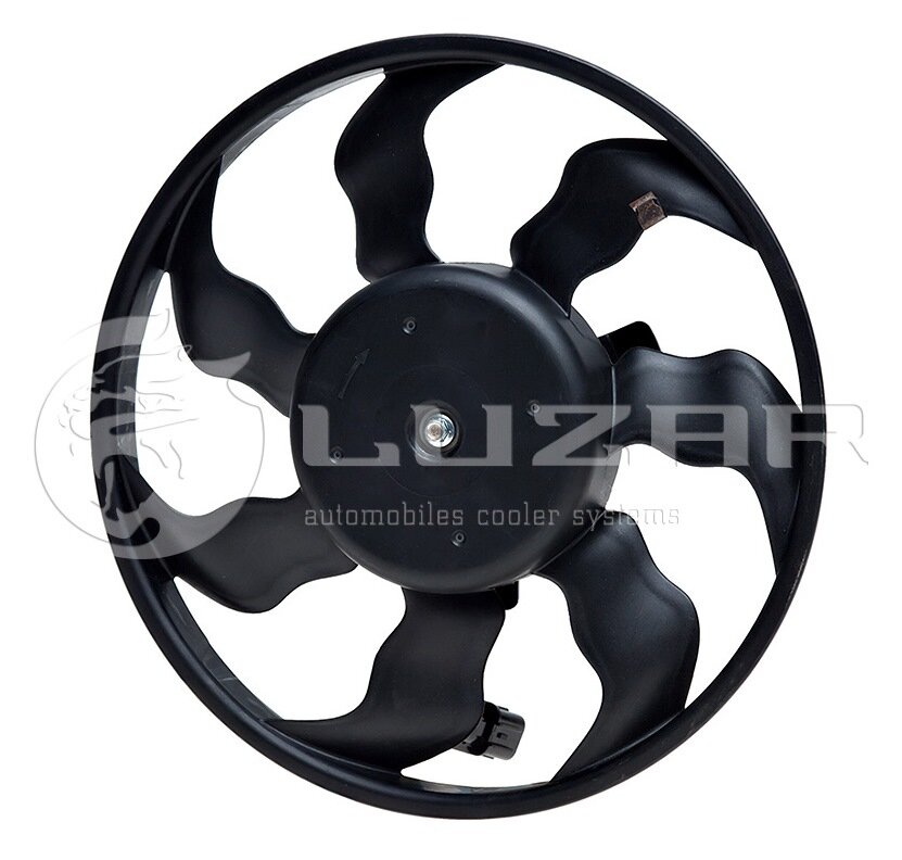 Электродвигатель охлаждения ВАЗ 2170 с крыльчаткой А/С Halla (LUZAR) LFc 01270