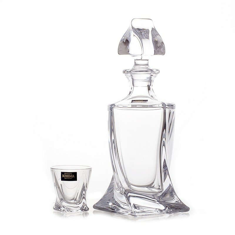 Набор на 6 перс. 7 пред «Квадро» (Crystalite Bohemia S.R.O, Чехия)