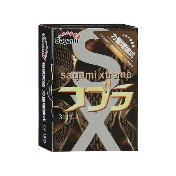 Презервативы Sagami Xtreme Cobra 3 шт.
