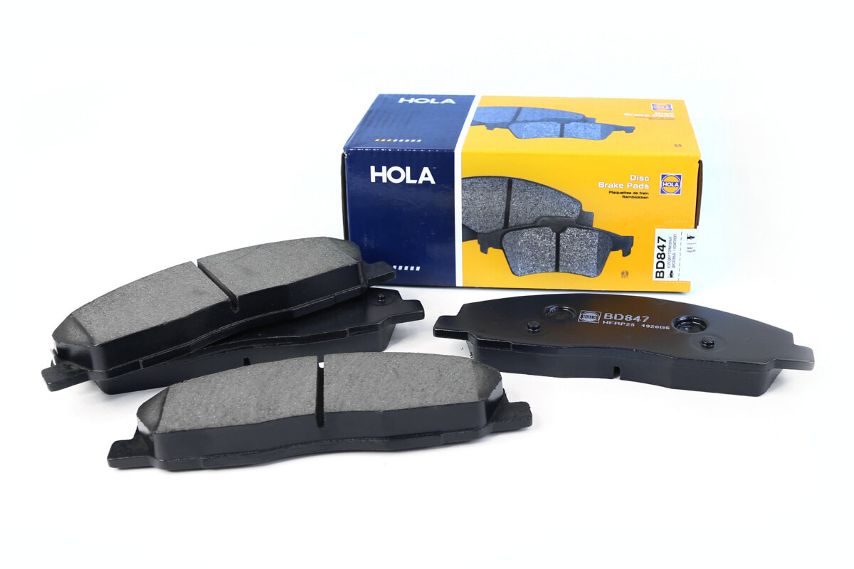 Колодка тормозная для а/м Газель Next задняя (13-) 4.6т (HOLA) BD847 (4 шт.)