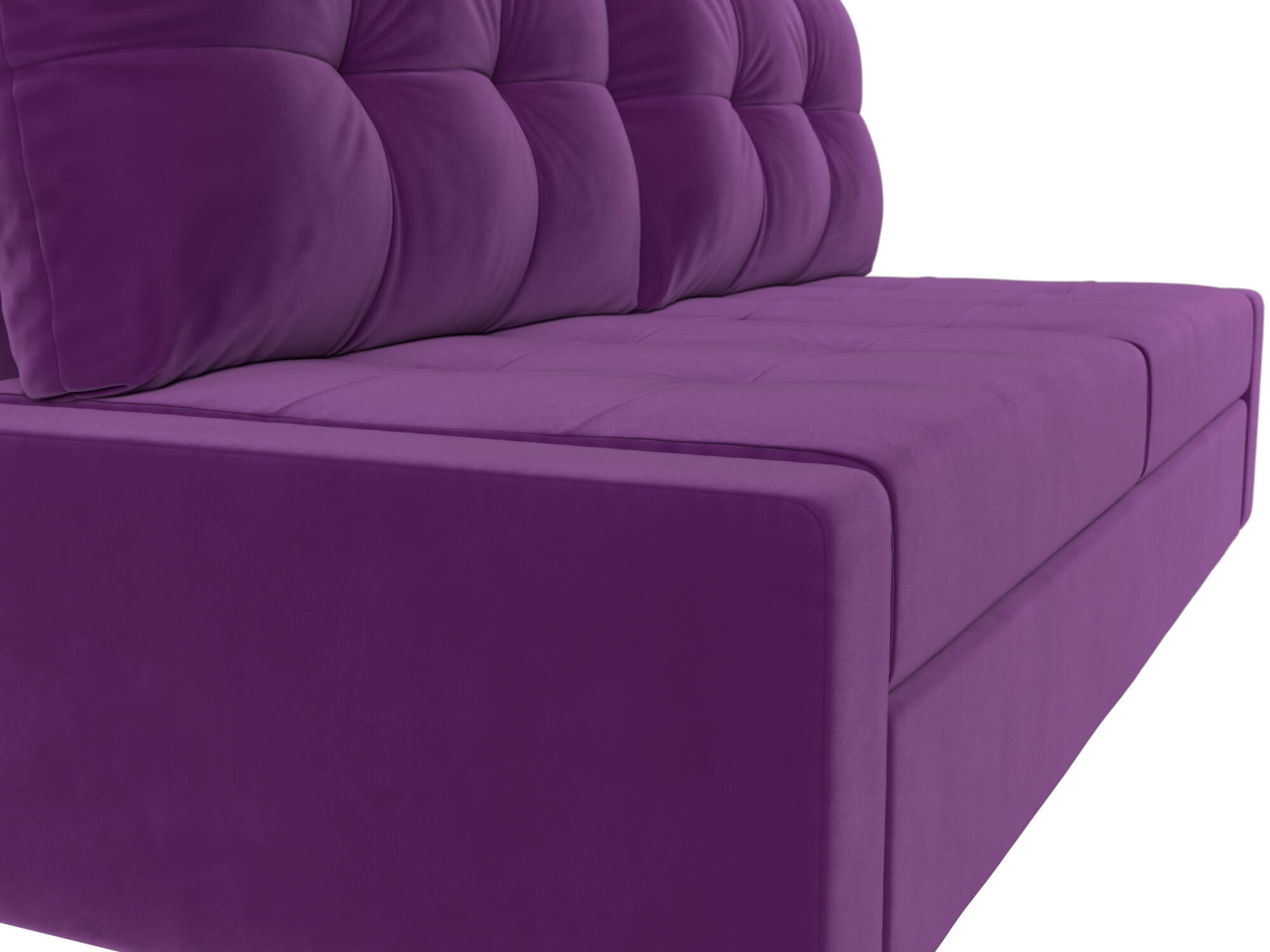 Artum Прямой диван Мартин микровельвет фиолетовый