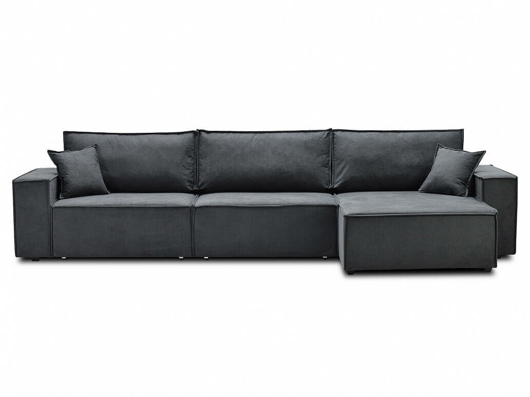 Artum Диван Угловой МАХ Фабио, Диван еврокнижка МАХ Фабио правый велюр диз. 1