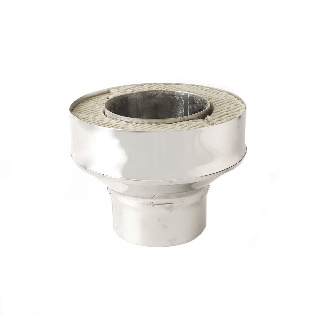 Переход на сэндвич для дымохода из нержавеющей стали (AISI 430/0,8мм) (ПМ) (200x260)