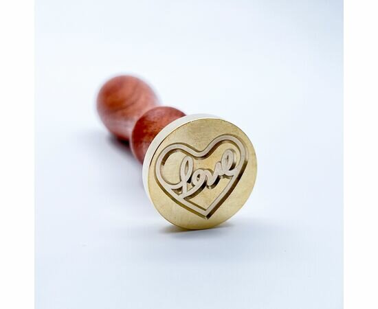 Сургучная печать Love в сердце