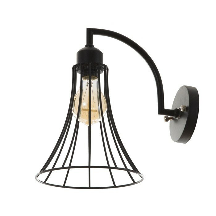 Бра «Чилли» Е27 40 Вт черный 18×18×19 см