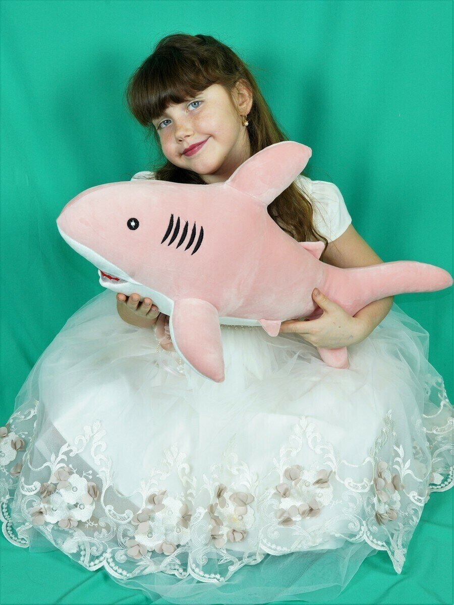 Мягкая игрушка - подушка Акула 60 см.