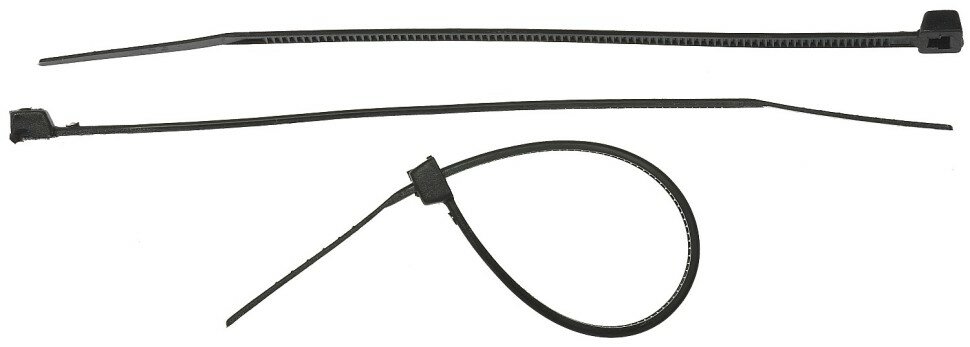 ЗУБР Кабельные стяжки черные КС-Ч2, 9 х 600 мм, 10 шт, нейлоновые, ЗУБР Профессионал, ( 4-309037-90-600 )