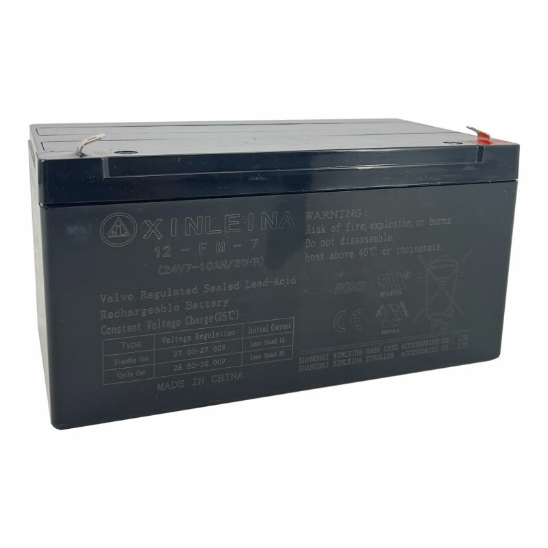 Запчасти для электромобилей Xinleina Аккумулятор XINLEINA 24V7-10Ah/20HR 12-FM-7-10 - X-12FM7-10