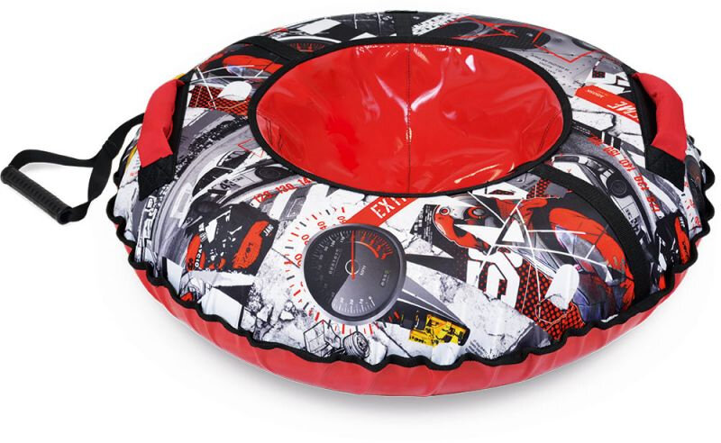 Тюбинг 85см с камерой НИКА (красный) экстрим