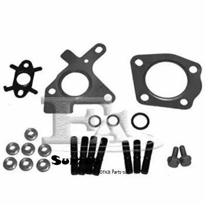 FISCHER KT220100 Ремкомплект турбокомпрессора расширенный /NISSAN: QASHQAI / QASHQAI +2 I (J10, JJ10) 1.5 07-13, TIIDA (C11) 1.5 07-11, TIIDA (SC11) 1.5 07-12,\RENAULT: CLIO Grandtour (KR0/1) 1.5