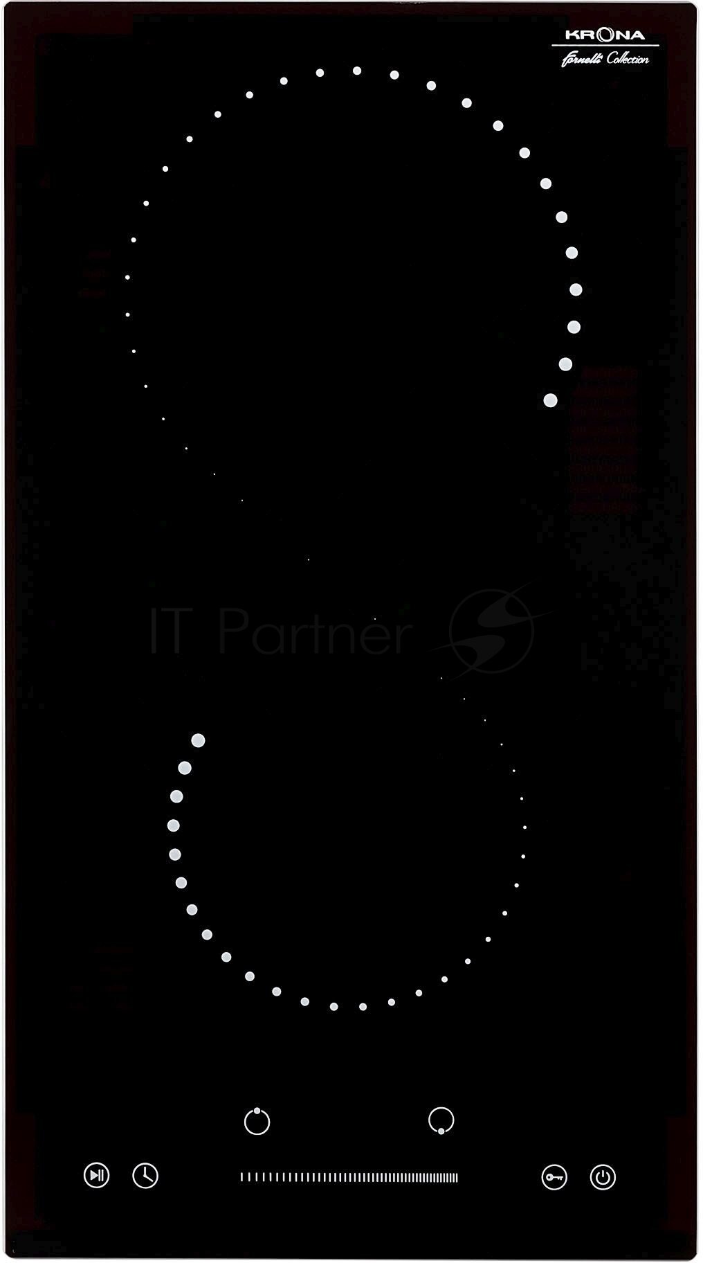 Встраиваемая электрическая варочная панель Krona CORTO 30 BL