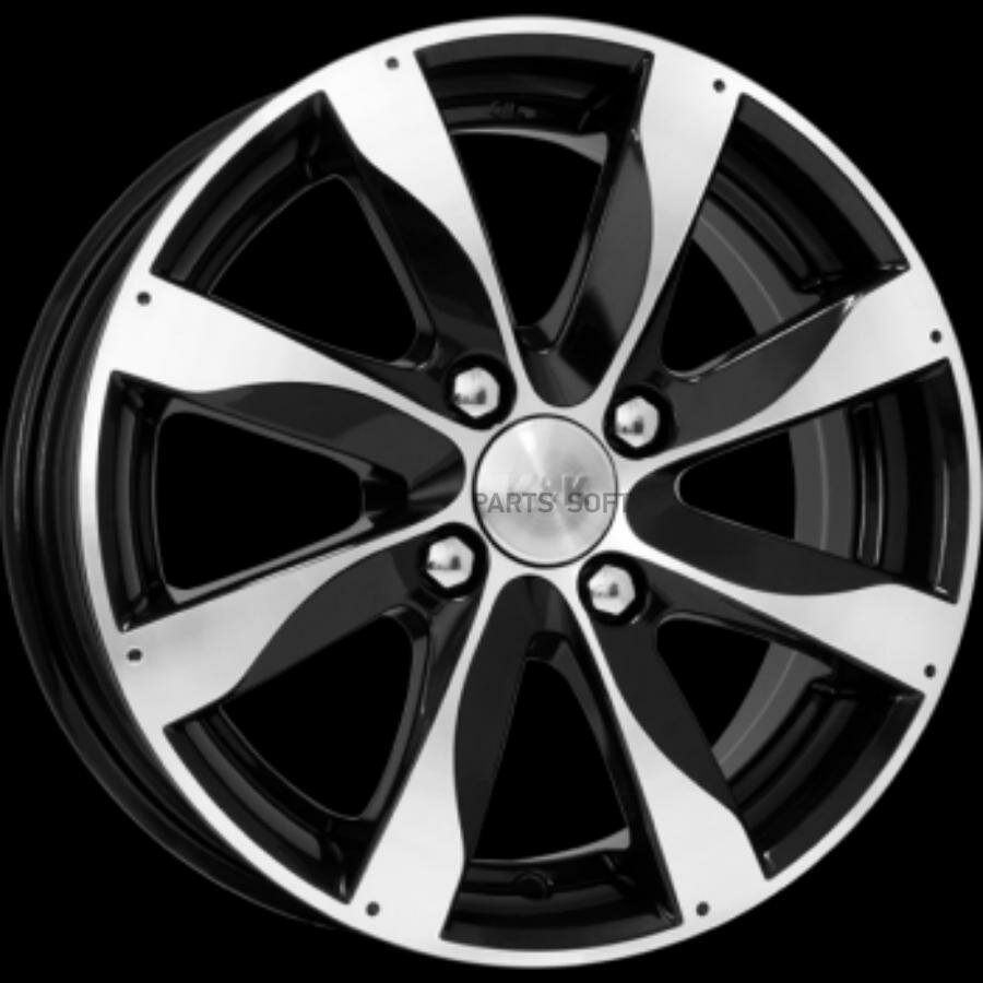 КИК 14243 КиК Джемини R15x6 4x114.3 ET40 CB67.1 Almaz_black