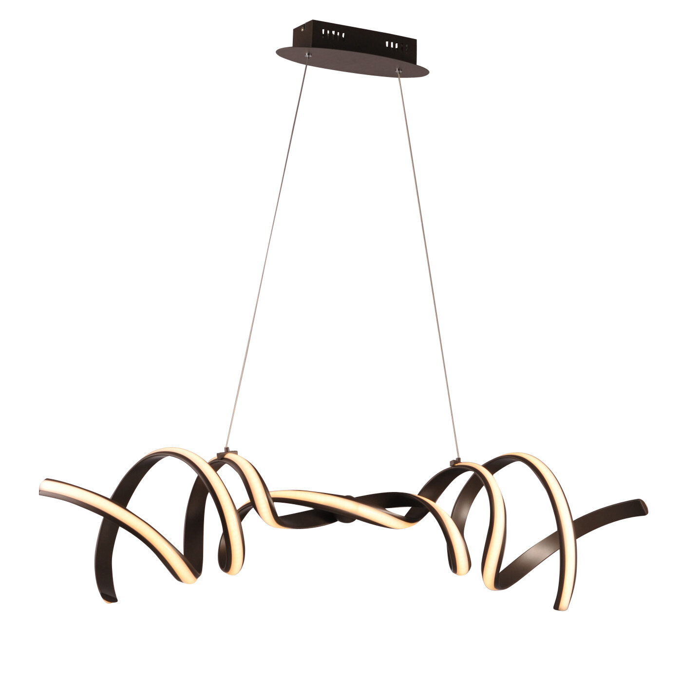 Подвесной светильник Delight Collection Fluire Fluire 2C bronze MD8690-2C dark bronze, Бронзовый, 1 x 50 Вт.