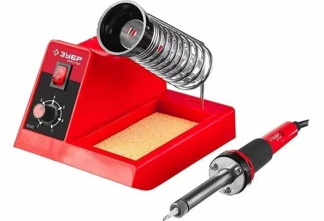 Паяльная станция аналоговая 55332, 100-450C, 48 Вт ЗУБР