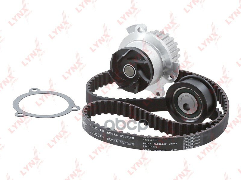 Комплект ремня ГРМ с помпой LYNXauto арт. PW1236