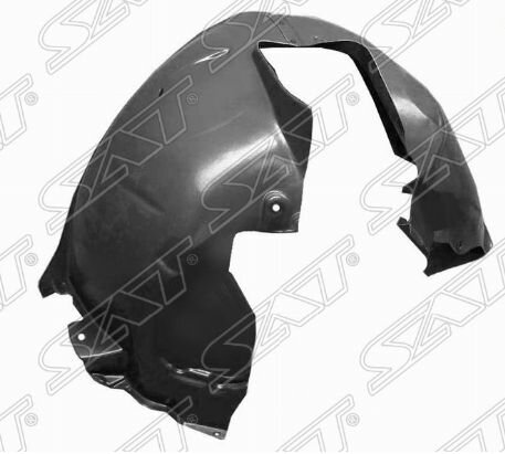 Подкрылок SAT, для Citroen C4 Picasso, передний, правый, черный