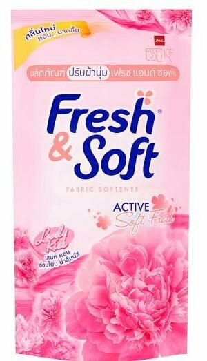 Lion Essence Fresh&Soft Lovely Kiss Кондиционер для белья Дивный поцелуй 500 мл в мягкой упаковке