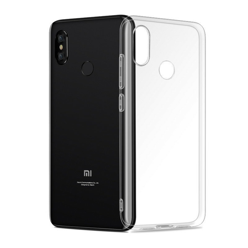 Чехол задняя-панель-накладка-бампер MyPads Tocco для Xiaomi Play / Mi Play из силикона прозрачный