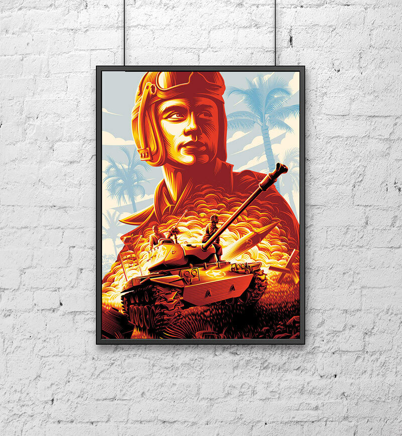 Постер для интерьера на стену (30х40 см). Игра World of Tanks (Танки)