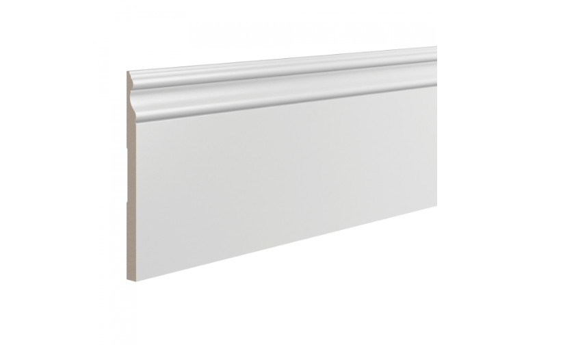 Плинтус Ultrawood 15х219 мм напольный под покраску высокий Ультравуд Base 005 (Ultrawood) 1 метр