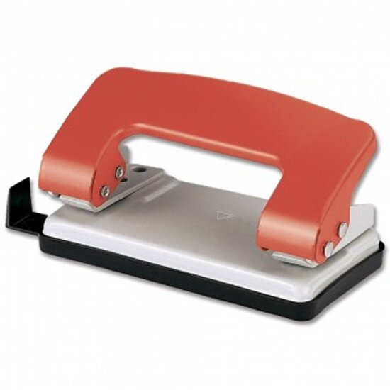 Дырокол Kw-trio Stylish Mini 906 макс:10лист. металл ассорти отв:2 с линейкой