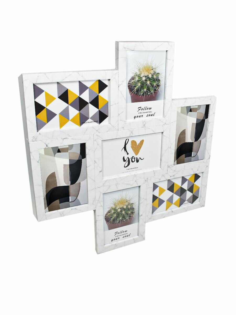 Фоторамка - коллаж "Семейная" на 7 фото