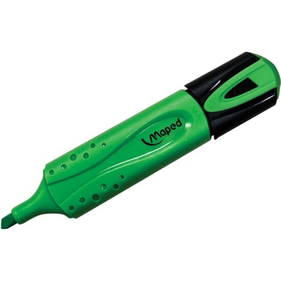 Текстовыделитель Maped "Fluo Pep's Classic" зеленый, 1-5мм