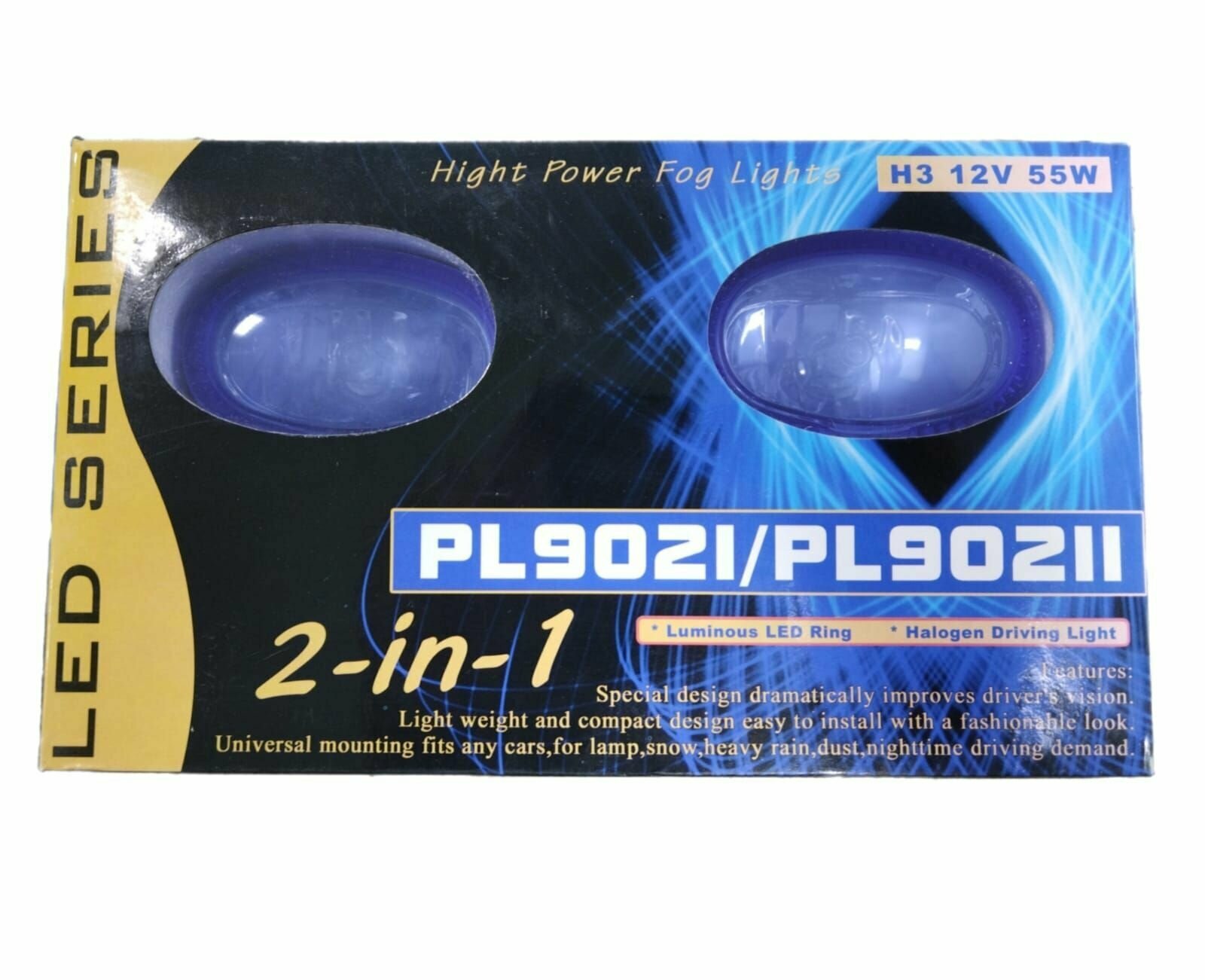 Фара противотуманная 12V с габаритом