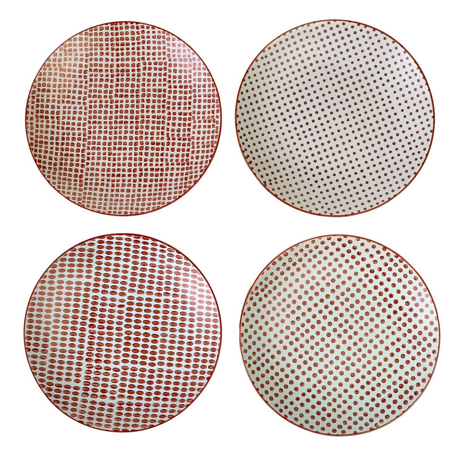 Набор Pols Potten Plates Plates Red Dotties S 230-400-381