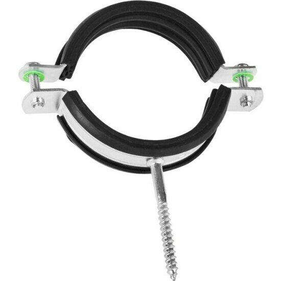 Зубр Хомут трубный оцинкованный, 2 1/2", 1шт, оцинкованный, 37854-73-82-1