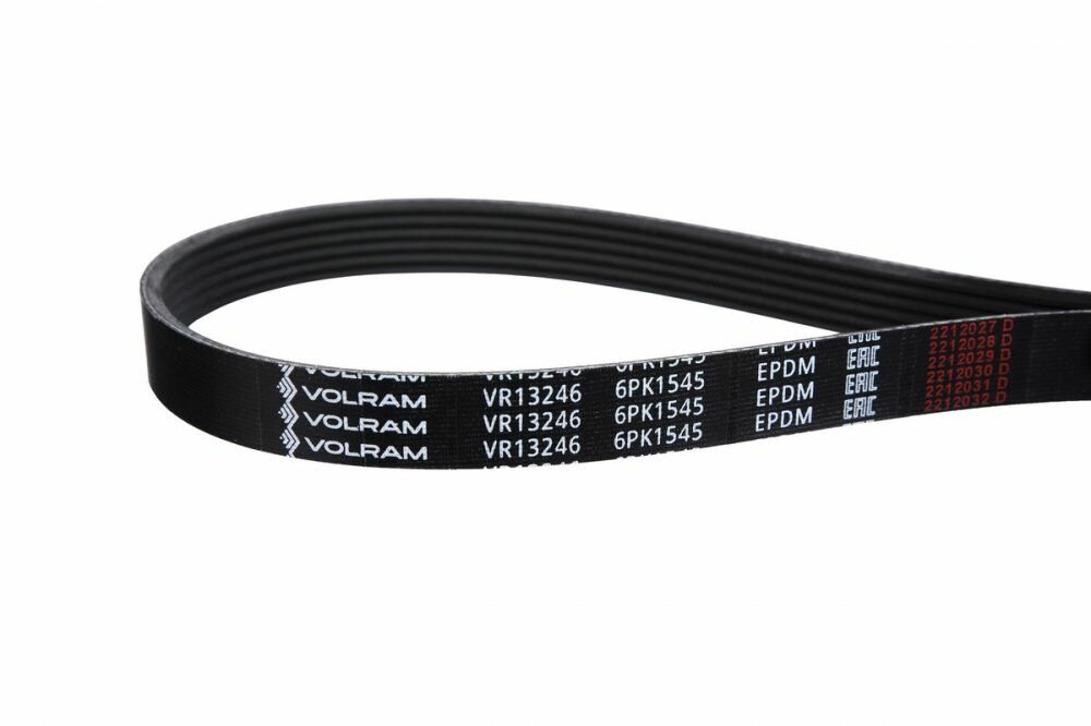 Ремень приводной Volram VR13246 поликлиновый генератора аналог 6PK1545 Honda Civic 9