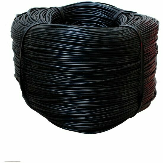 Ротанг M-group чёрный, круглый (10кг)