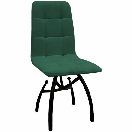 Стул M-group леон шарики, изумрудный, чёрные ножки