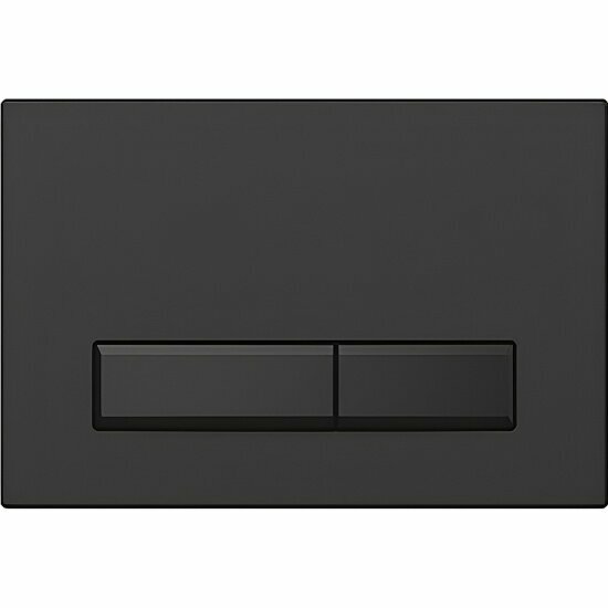 Панель смыва Aquatek Slim Черная матовая (клавиши прямоугольные) KDI-0000025
