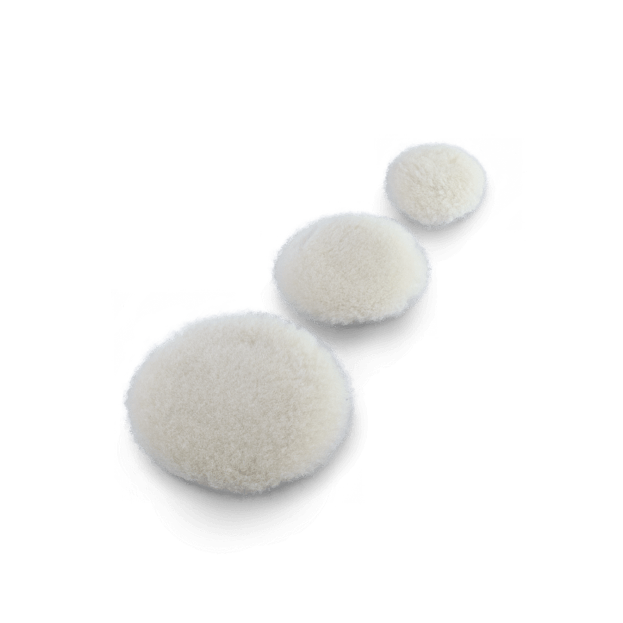 AuTech |Lammfell-Pad - Полировальный круг. Меховой из натуральной овчины стриженный 75мм/50мм/25мм