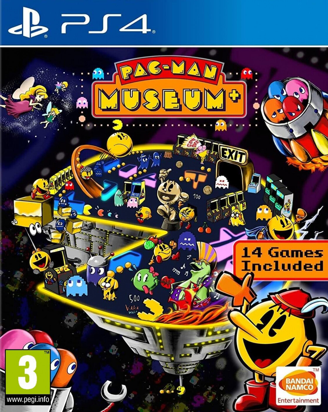 Pac-Man Museum+ (14 Игр включено) [PS4, английская версия]