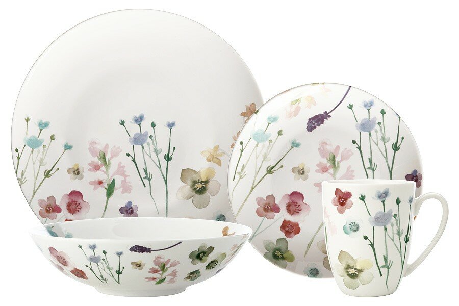 Обеденный набор Лесные цветы, 6 персон, 24 предмета (Maxwell&Williams)