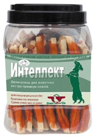 Интеллект Сушеное утиное мясо на сурими, 750 г.