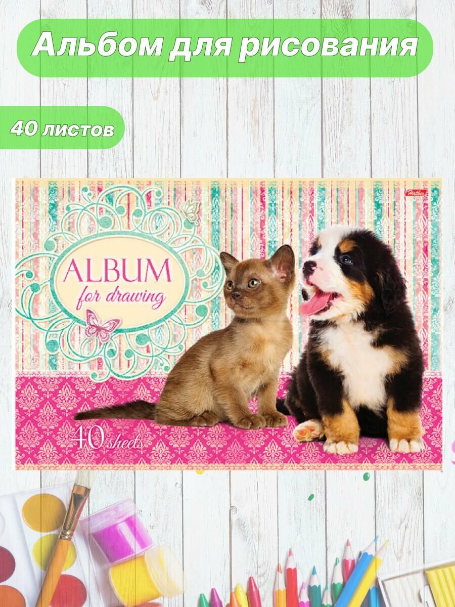 Альбом для рисования в школу