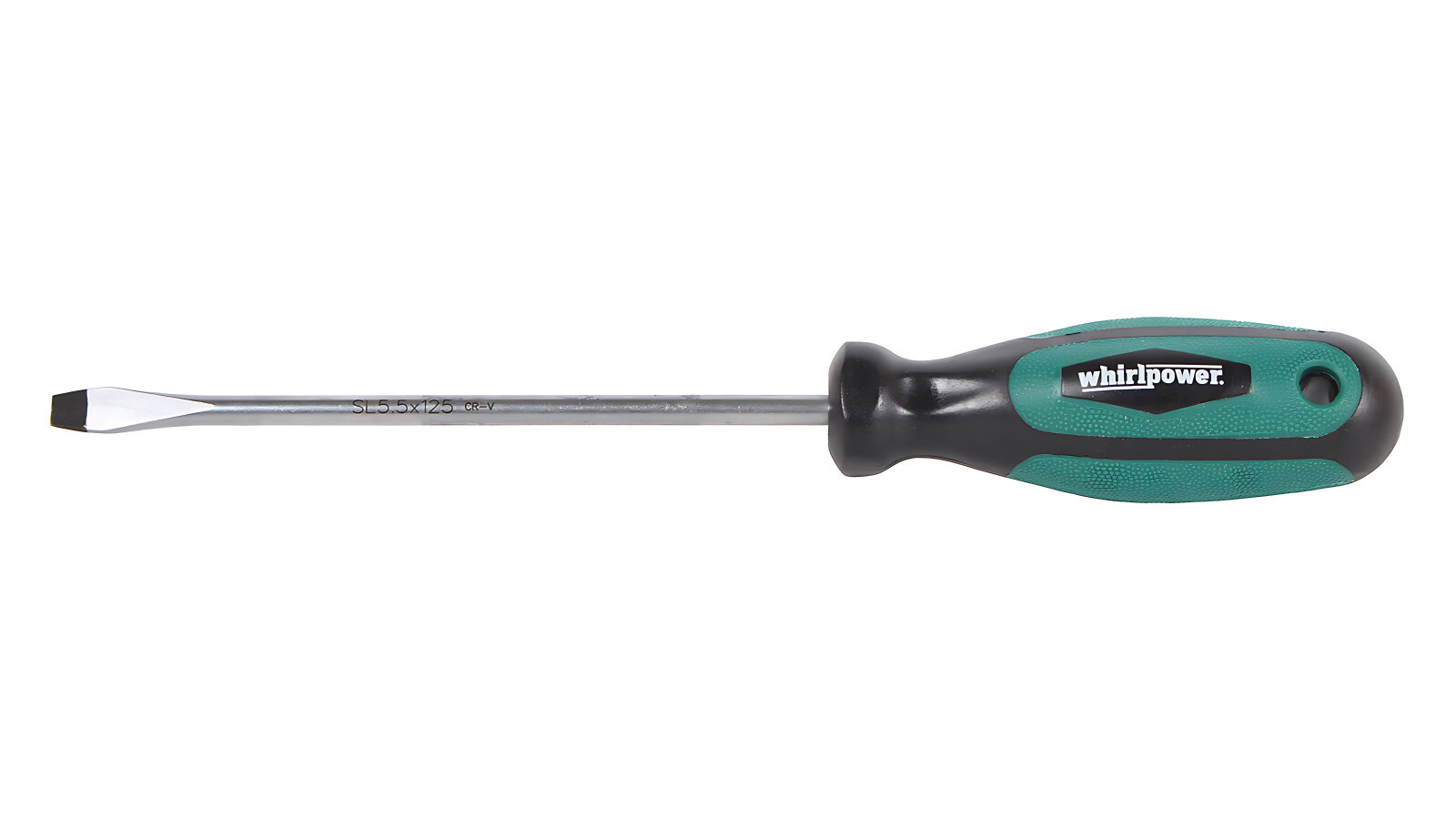 Отвертка WhirlPower шлицевая SL5.5х125 мм