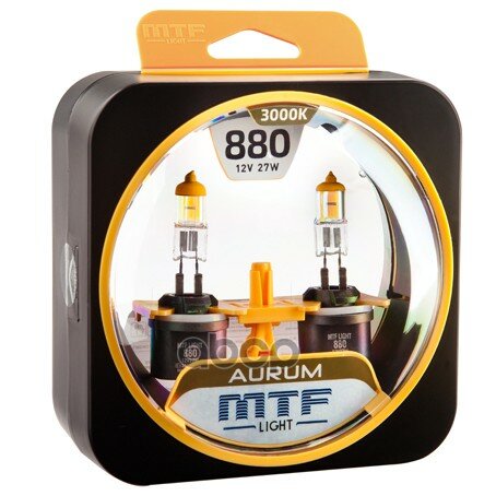 Лампа MTF H27-12-27 (880) 3000K Aurum NEW набор 2шт MTF Light арт. HAU1280 - высокое качество товара по низкой цене