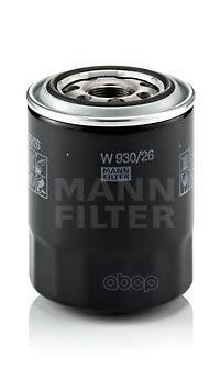 Фильтр масляный HYUNDAI Porter (D4BF), Porter 2 (D4CB), HD35 (D4BB) KIA Bongo (06-) MANN MANN-FILTER арт. W930/26