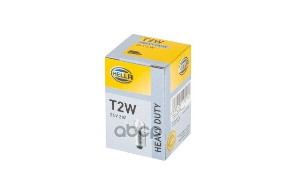 8GP 002 068-241_лампа накаливания! cтояночные огни и внутреннее освещение2W 24V HELLA арт. 8GP002068241