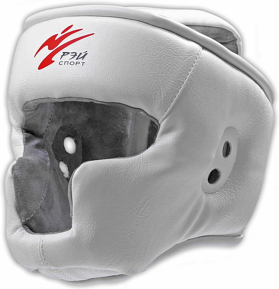 Ш4LИВ Шлем тренировочный МЕХИКО-1, иск. кожа, размер L (цвет белый)