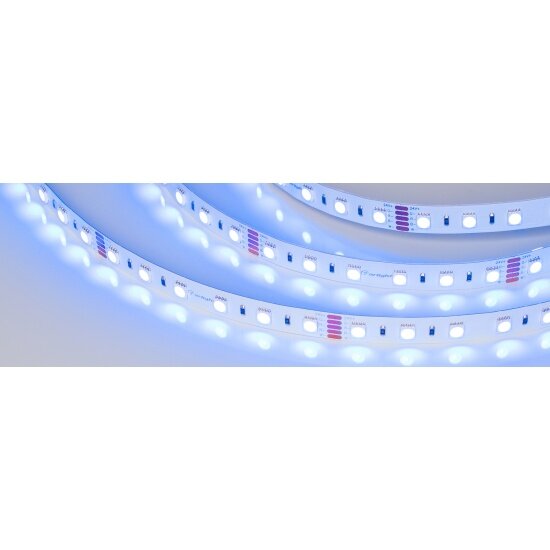 Светодиодная лента Arlight RT-B60-12mm 24V RGBW-White-4-in-1 (19.2 W/m, IP20, 5060, 5m) (, Открытый)