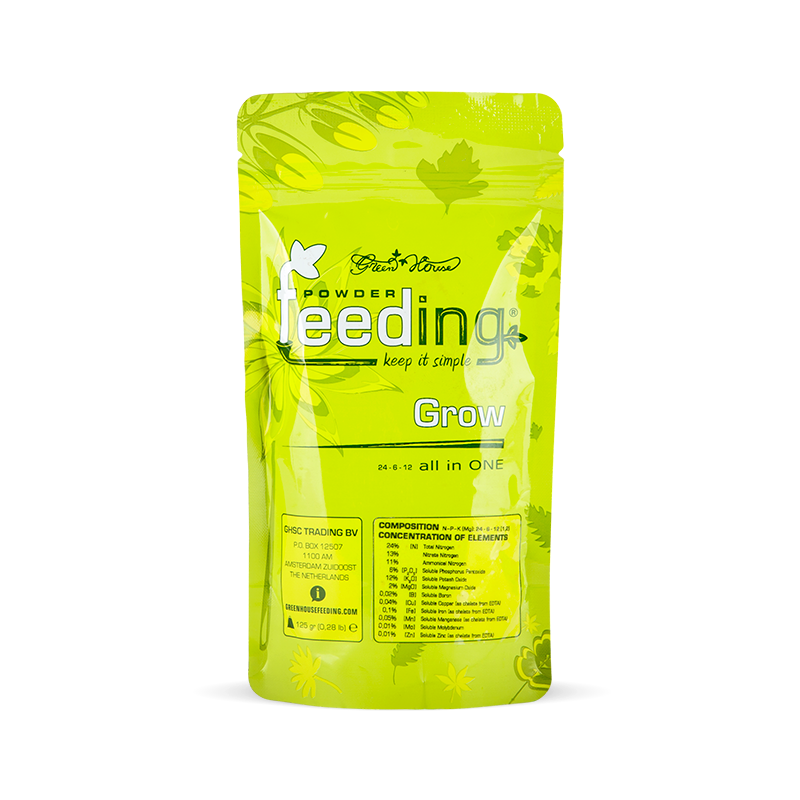 Удобрение минеральное для стадии вегетации Green House Powder Feeding Grow 0,125 кг