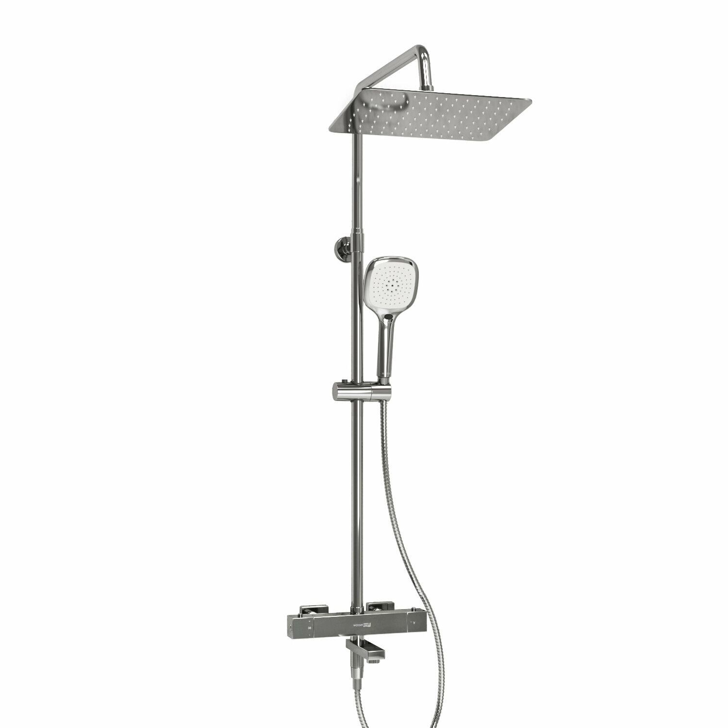 Душевая система для ванны WasserKRAFT (A199.069.065.010. CH Thermo) с термостатом