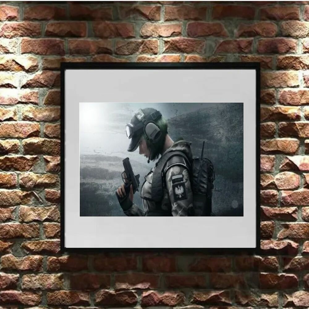 Постер "Ela из Tom Clancys Rainbow Six" Cool Eshe из коллекции "Любимые герои", А3